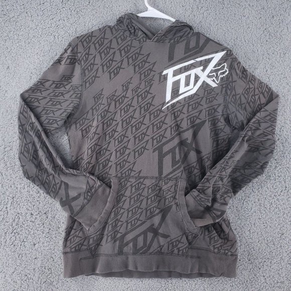 Fox | Shirts | Fox Racing Hoodie Mens Size Small Vintage Missing Draw ...